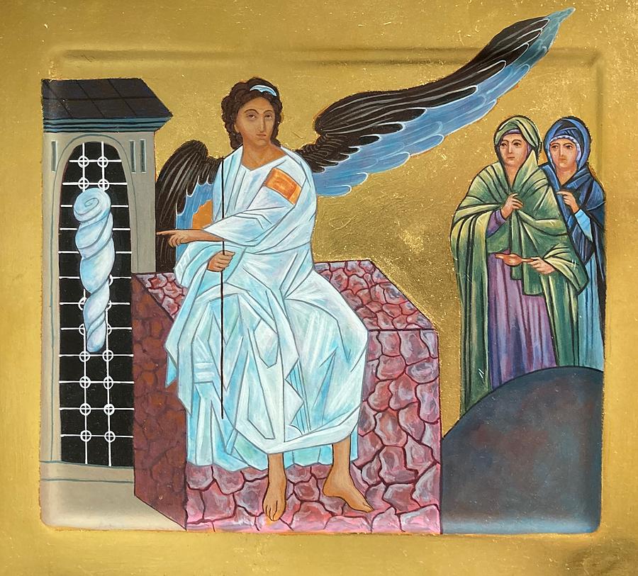 White Angel Painting by Holly Stone - Fine Art America