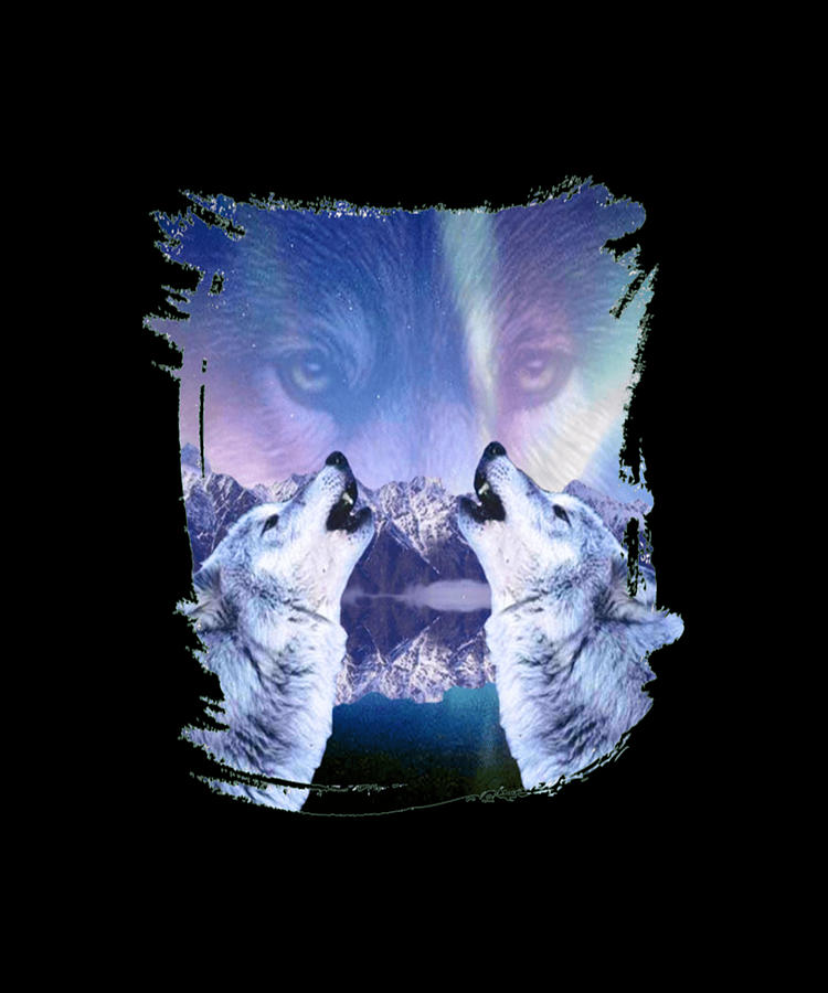 Wolfs Digital Art By Tinh Tran Le Thanh Fine Art America