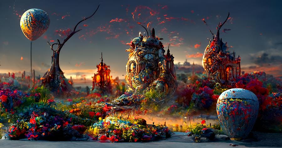 Mysterious Land 06 Digital Art by Frederick Butt - Fine Art America