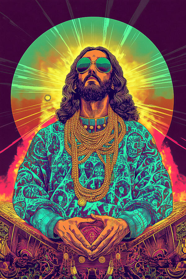 Jesus #106 Digital Art by SampadArt Gallery - Pixels Merch