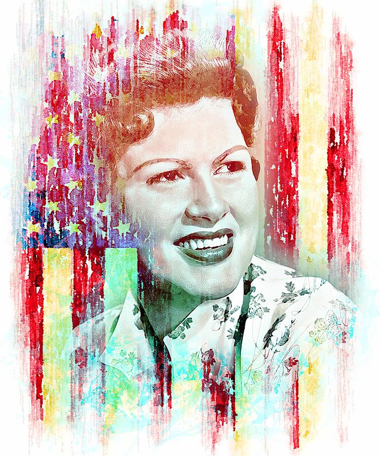 Patsy Cline Mixed Media by Michael Earch - Fine Art America