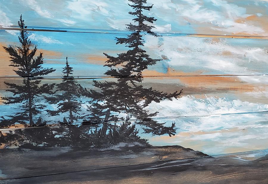 Westcoast Seascape Painting by Mario Labonte - Fine Art America