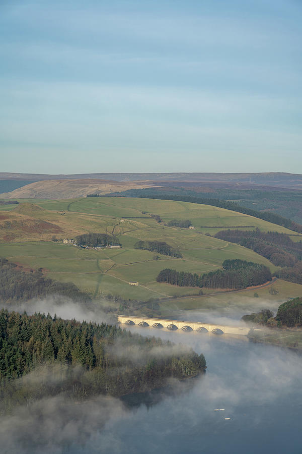 Bamford Edge sunrise cloud inversion in the Peak District National Park ...