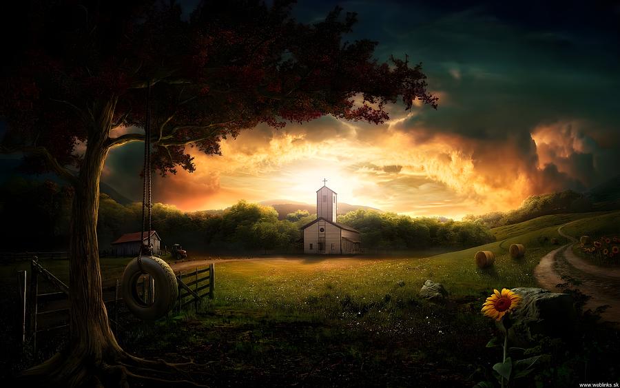 Landscape Digital Art by Celestina Paul | Fine Art America