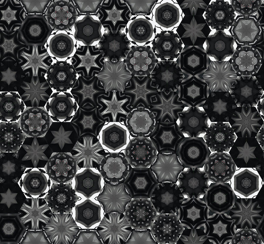 Hexagon Pattern for Apparels Digital Art by Tin Tran - Pixels