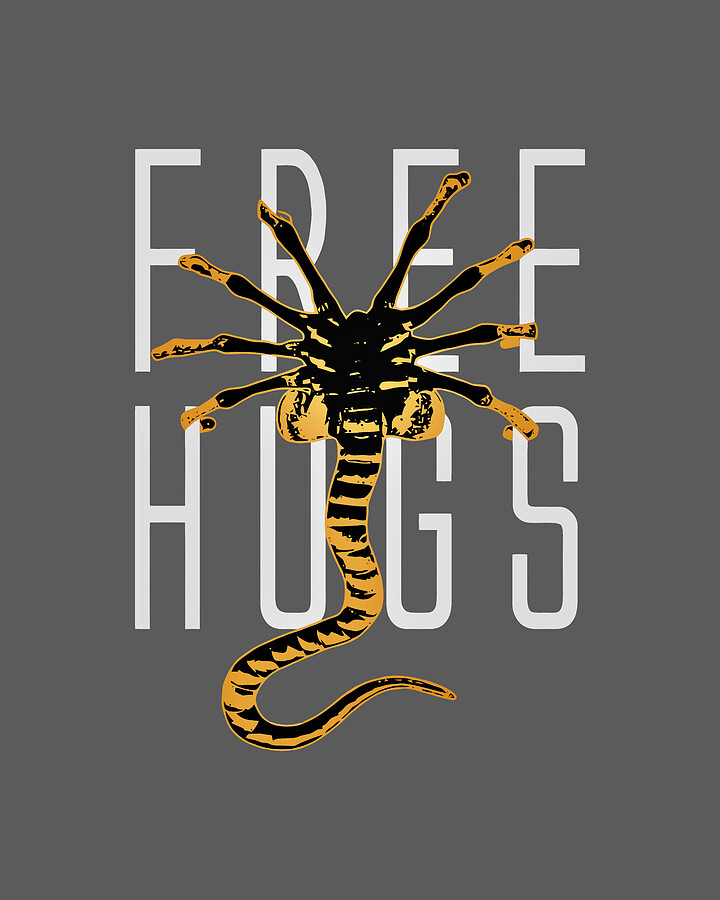 Inspired By Aliens Free Hugs Digital Art by RBK Shop - Fine Art America