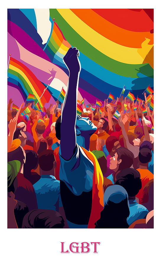 LGBT Poster Mixed Media by Stephen Smith Galleries - Fine Art America