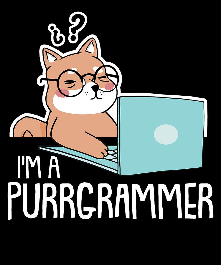 Programmer Software Developer Coder Programming Coding Digital Art By Crazy Squirrel Fine