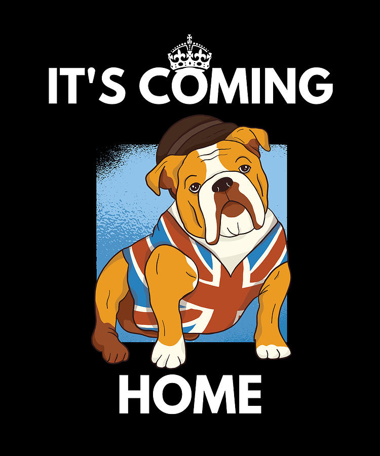 Its Coming Home England Soccer Football Digital Art by Samuel Dubas Art - Pixels