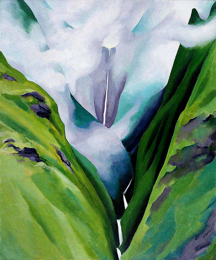 Georgia O'Keeffe Painting by Ahmed Karimi - Fine Art America