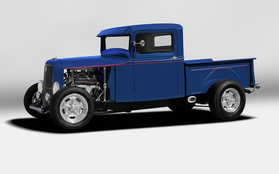 1933 Ford Pickup - 1933fordwall220271 Photograph by Frank J Benz - Fine ...