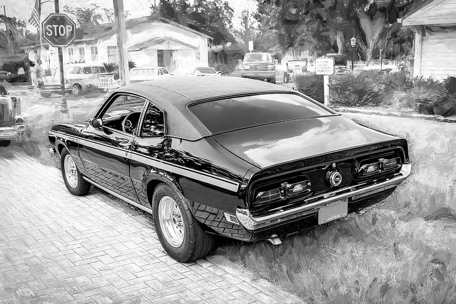 1974 Black Mercury Comet GT X134 Photograph by Rich Franco - Fine Art America