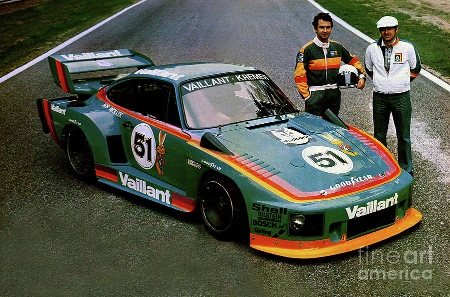 1977 Porsche 935 Turbo K2 Kremer Racing Valliant Erwin Kremer, Bob Wollek Mixed Media by ...