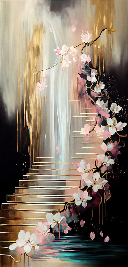 Abstract Stairway Digital Art by SampadArt Gallery - Fine Art America