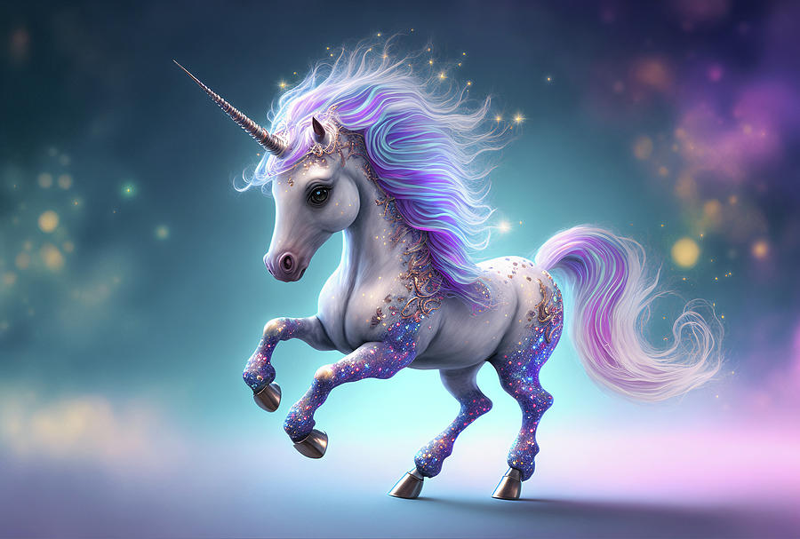 Adorable and Enchanting Meet the Galloping Cute Magical Unicorn - A ...