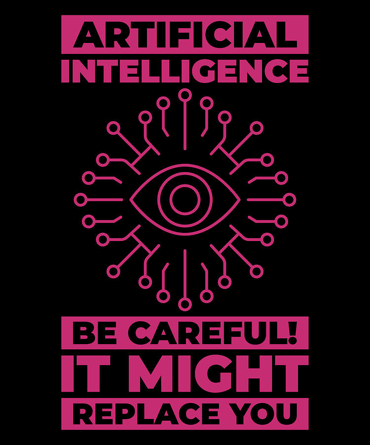 AI Machine Learning Computer Geek Technology Robot Digital Art by Toms Tee Store - Pixels