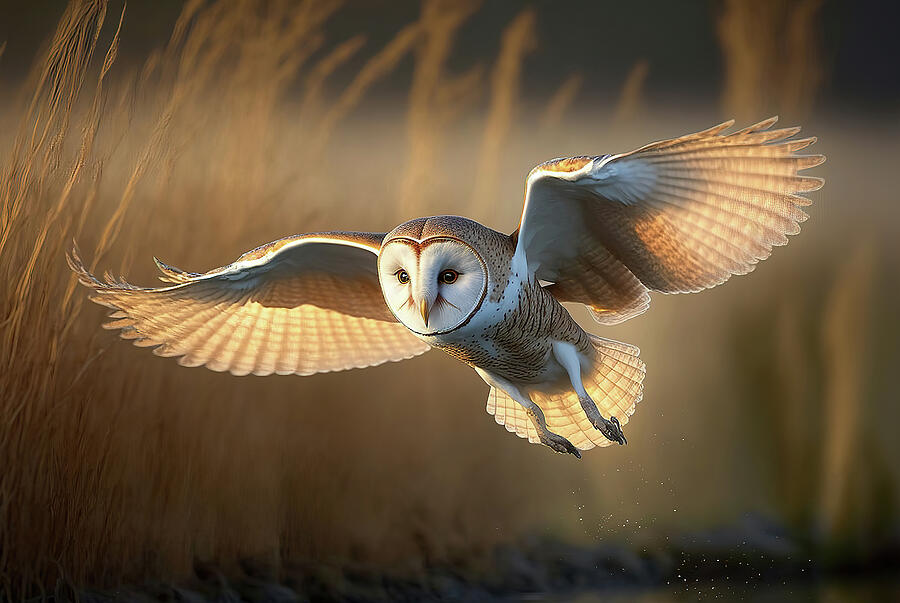 Barn Owl In Flight Photograph by Jim Vallee - Fine Art America