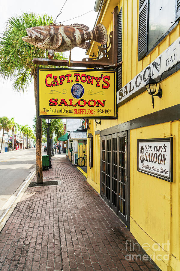 Captain Tonys Saloon Key West Florida Photograph by Paul Velgos - Fine ...