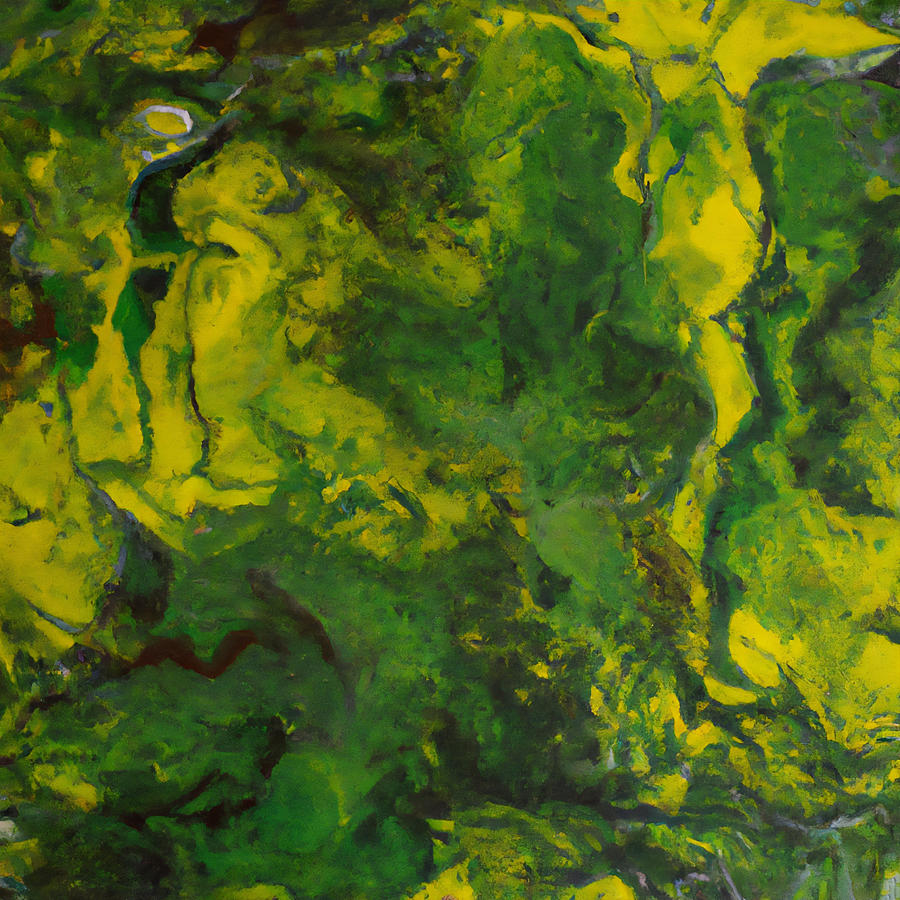 Chlorophyll Diffusion Digital Art by Patrick Oleksy - Fine Art America