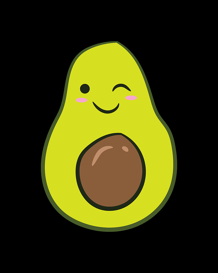 Cute Avocado Halloween Costume Kids Avocado Digital Art by EQ Designs ...