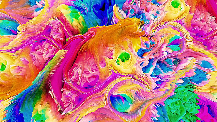 Foam Painting by Lauren Dane - Fine Art America