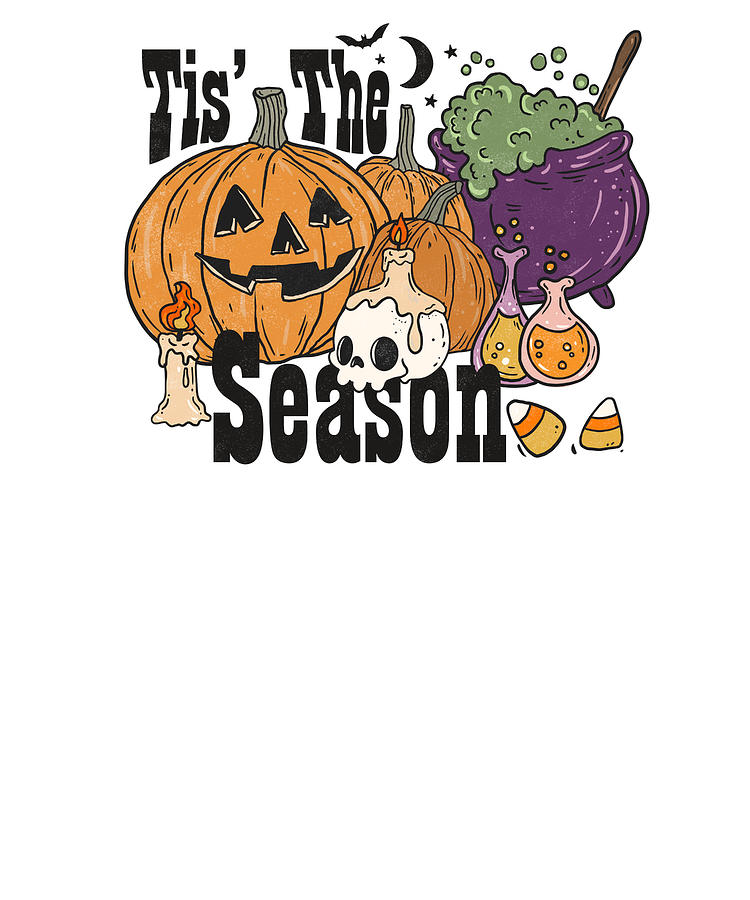 Fun Halloween Designs Tis the Season Digital Art by Stacy McCafferty - Pixels