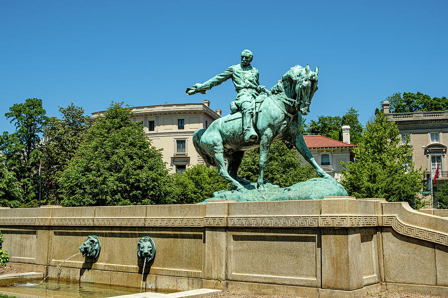 General Philip Sheridan equestrian statue, Washington DC Photograph by ...