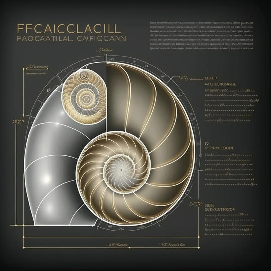 Golden Ratio Exclusive Fibonacci Style #2 Drawing by RAGANA Design ...