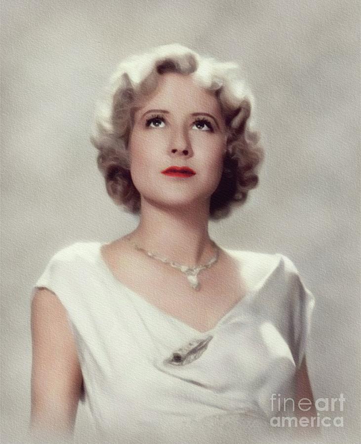 Mae Clarke, Movie Star Painting by John Springfield - Fine Art America