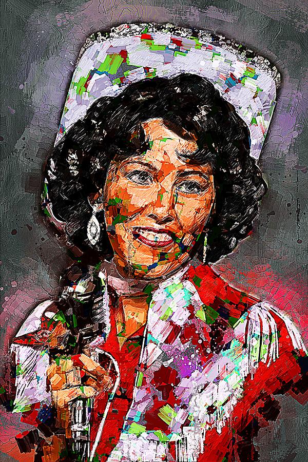 Patsy Cline Digital Art by Michael Earch