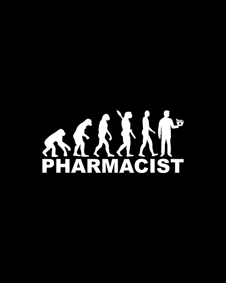Pharmacist evolution Digital Art by By Designzz - Fine Art America