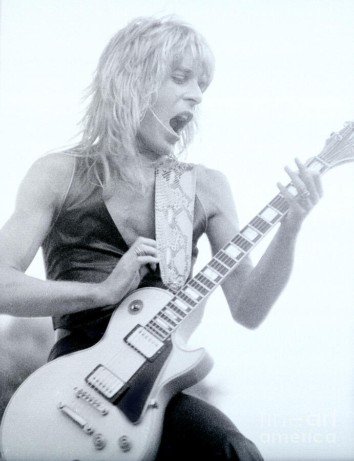 Randy Rhoads At Day On The Green July 4th 1981 Photograph By Daniel Larsen Fine Art America