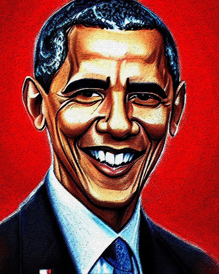 Realistic Portrait Of Barack Obama Digital Art by Edgar Dorice - Fine Art America
