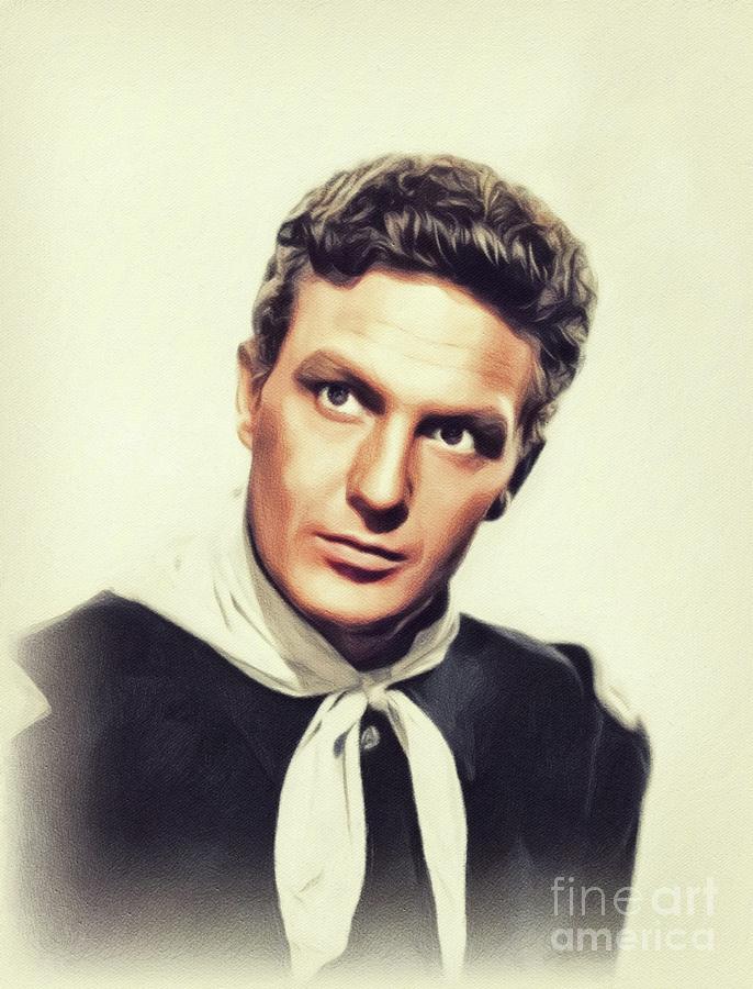Robert Stack, Vintage Actor #2 Painting by Esoterica Art Agency - Pixels