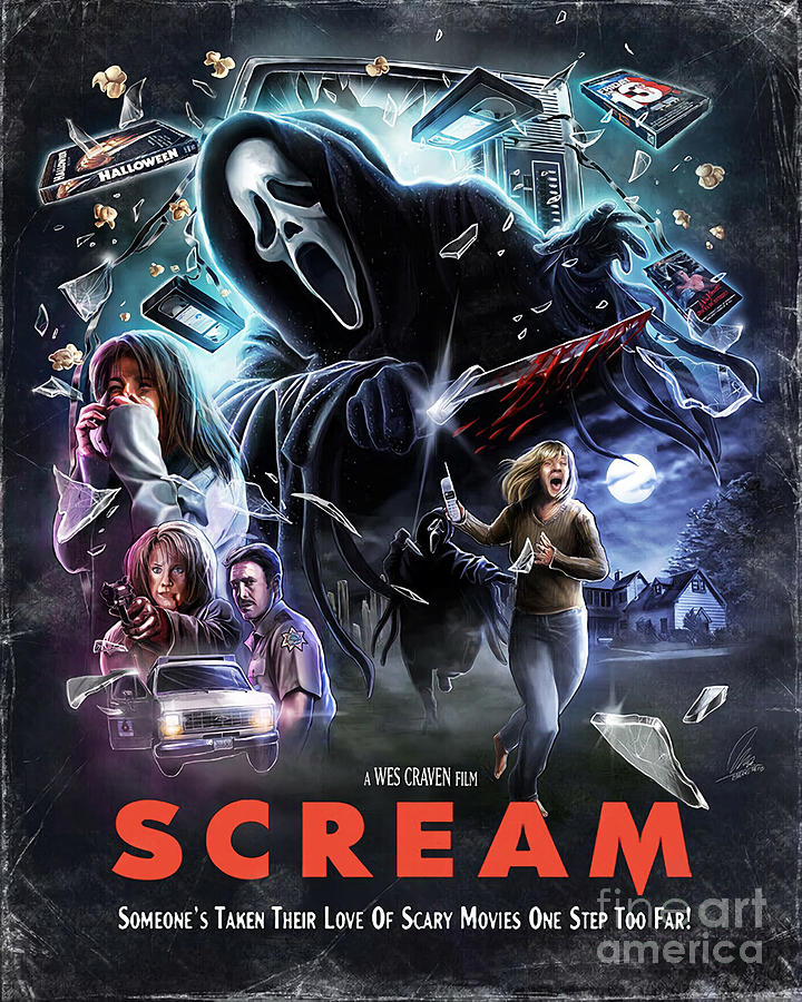 Scream 5 Poster Horror Movie 2022 Painting by Bien Tran Scream 5 Poster Horror Movie 2022 Painting by Bien Tran