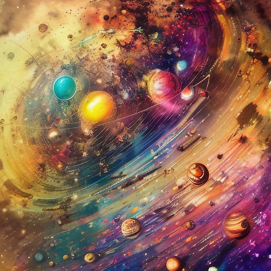Solar System Digital Art by genXarts - Pixels