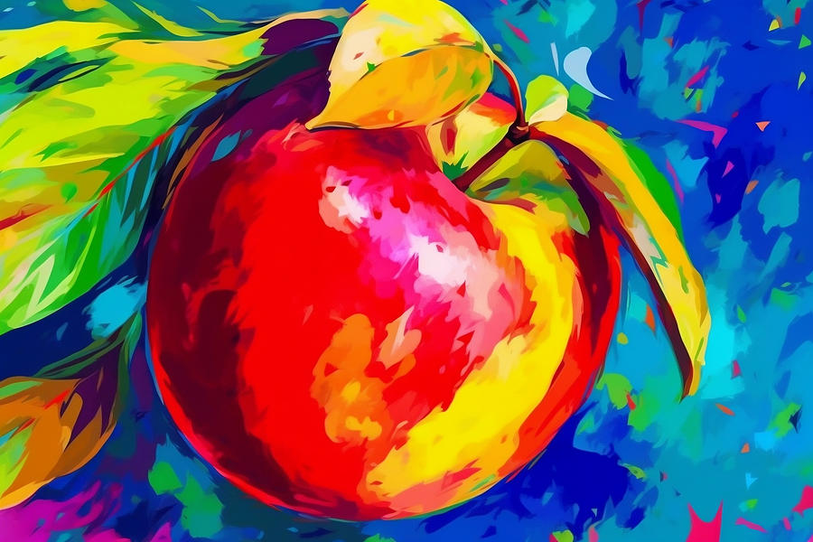 The Artistry of Apples- A Canvas of Flavor and Nourishment Digital Art ...