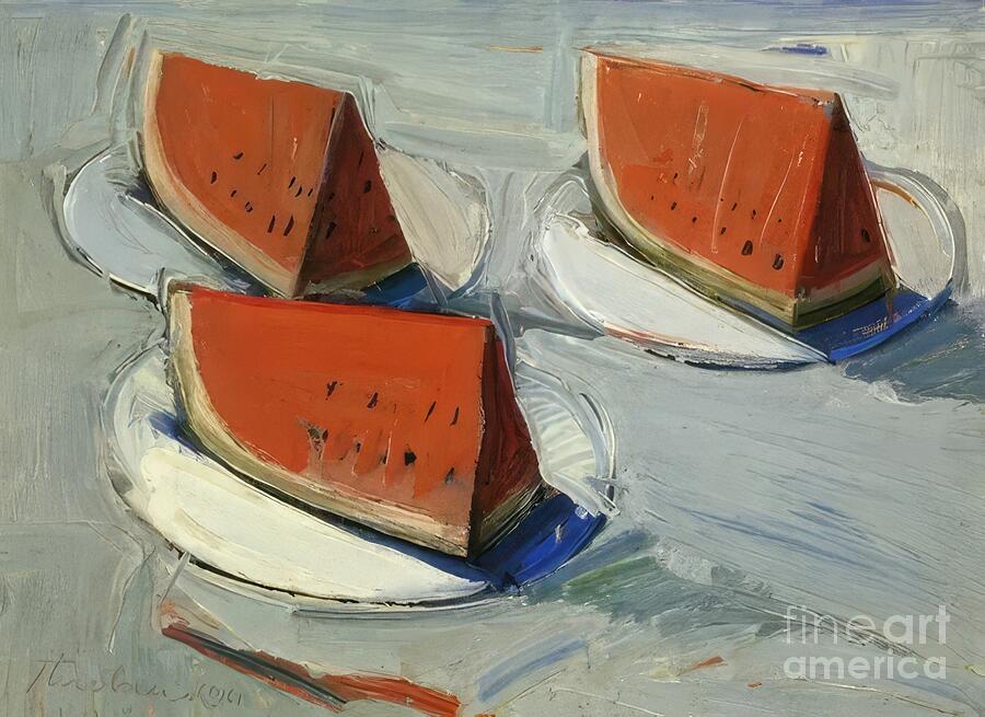 Wayne Thiebaud 140 #2 Painting by Wayne Thiebaud - Pixels Merch