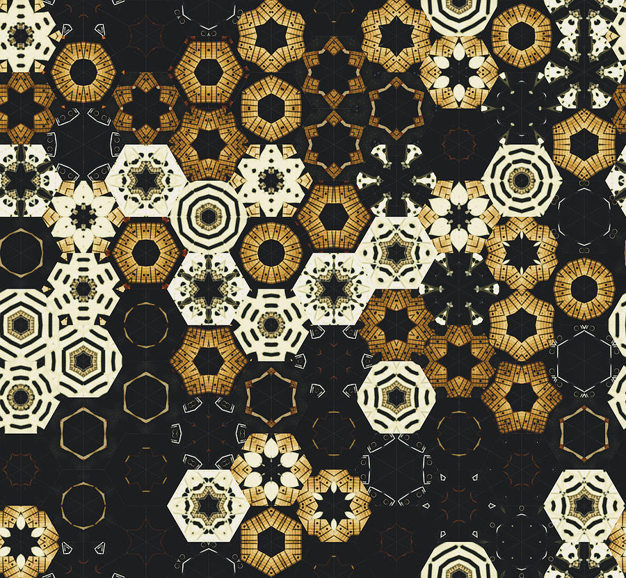 Hexagon Pattern for Apparels Digital Art by Tin Tran - Pixels