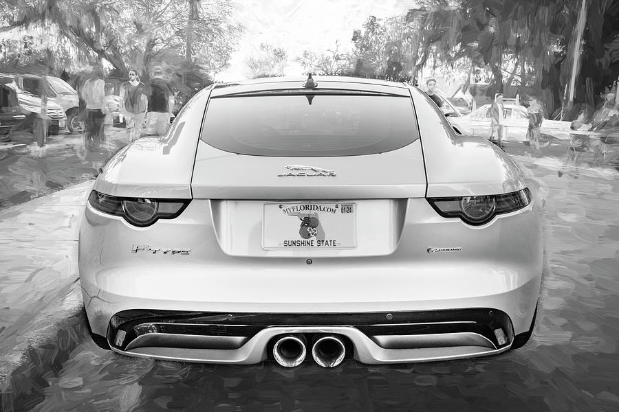 2019 Silver Jaguar F Type R Dynamic Coupe X107 Photograph By Rich Franco Fine Art America