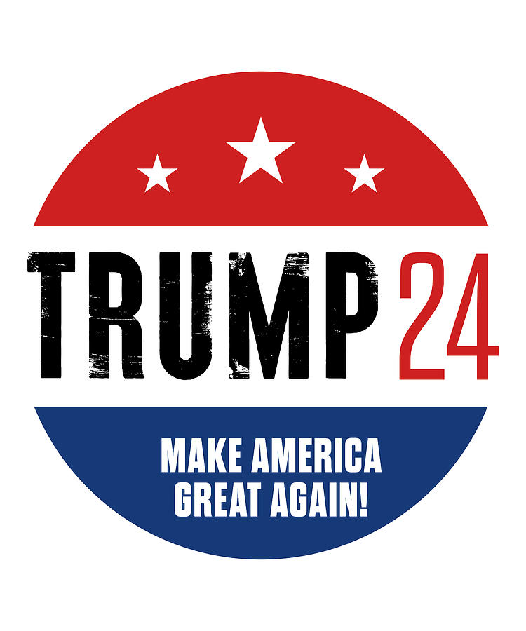 2024 Donald Trump American Gift Digital Art by Qwerty Designs