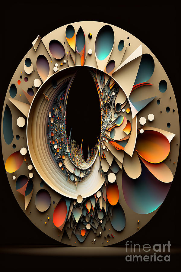 Abstract Geometry Where Shape Meets Emotion Digital Art by Esteban E - Fine Art America