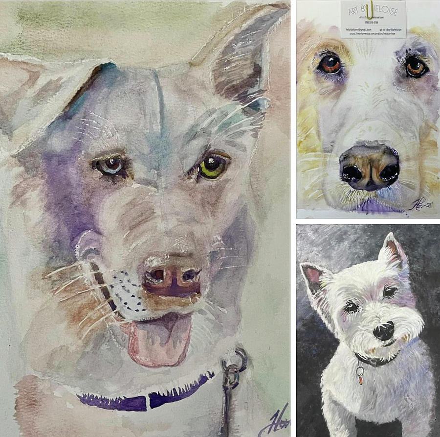 3 Amigos Mixed Media by Heloise Love - Fine Art America