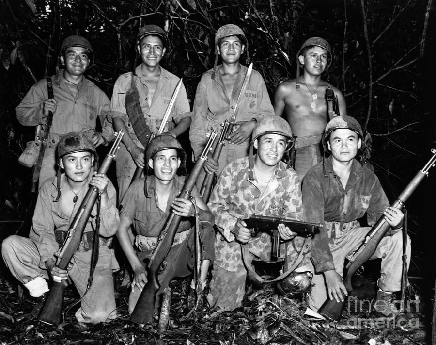 Code Talkers, 1943 Photograph by Granger - Fine Art America