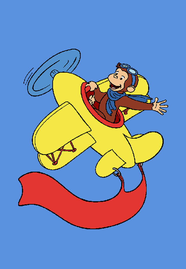 Curious George Drawing by The Gallery - Pixels