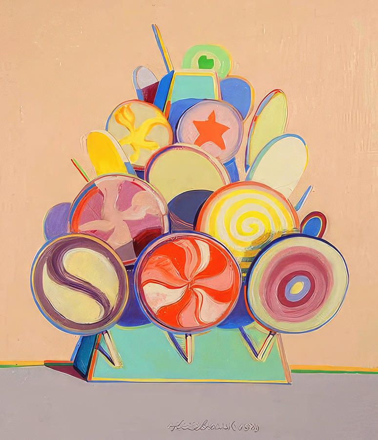 dessert - Wayne Thiebaud Painting by Wayne Thiebaud - Fine Art America