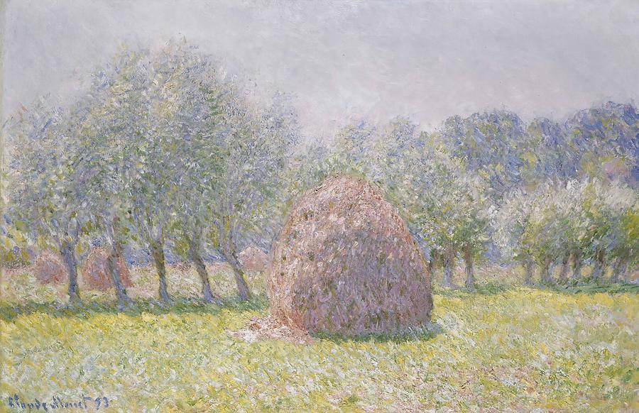 Grainstack Painting by Claude Monet | Pixels