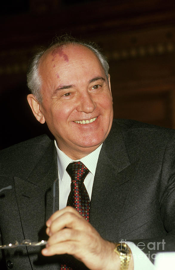 Mikhail Gorbachev Photograph by Pierre Roussel - Fine Art America