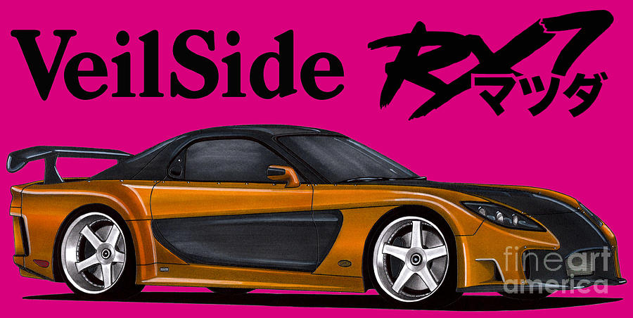 Movie Car Mazda Rx 7 Fd Veilside Fortune Fast And Furious Tokyo Drift