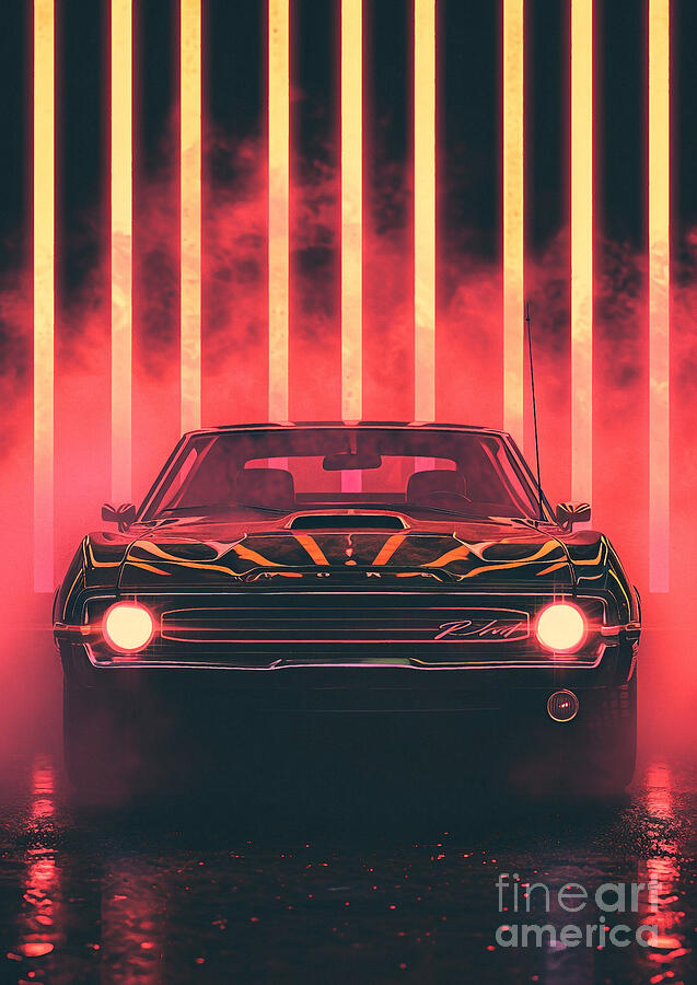 Muscle Classic American Car Ford Pinto #3 Drawing by Clark Leffler - Fine Art America